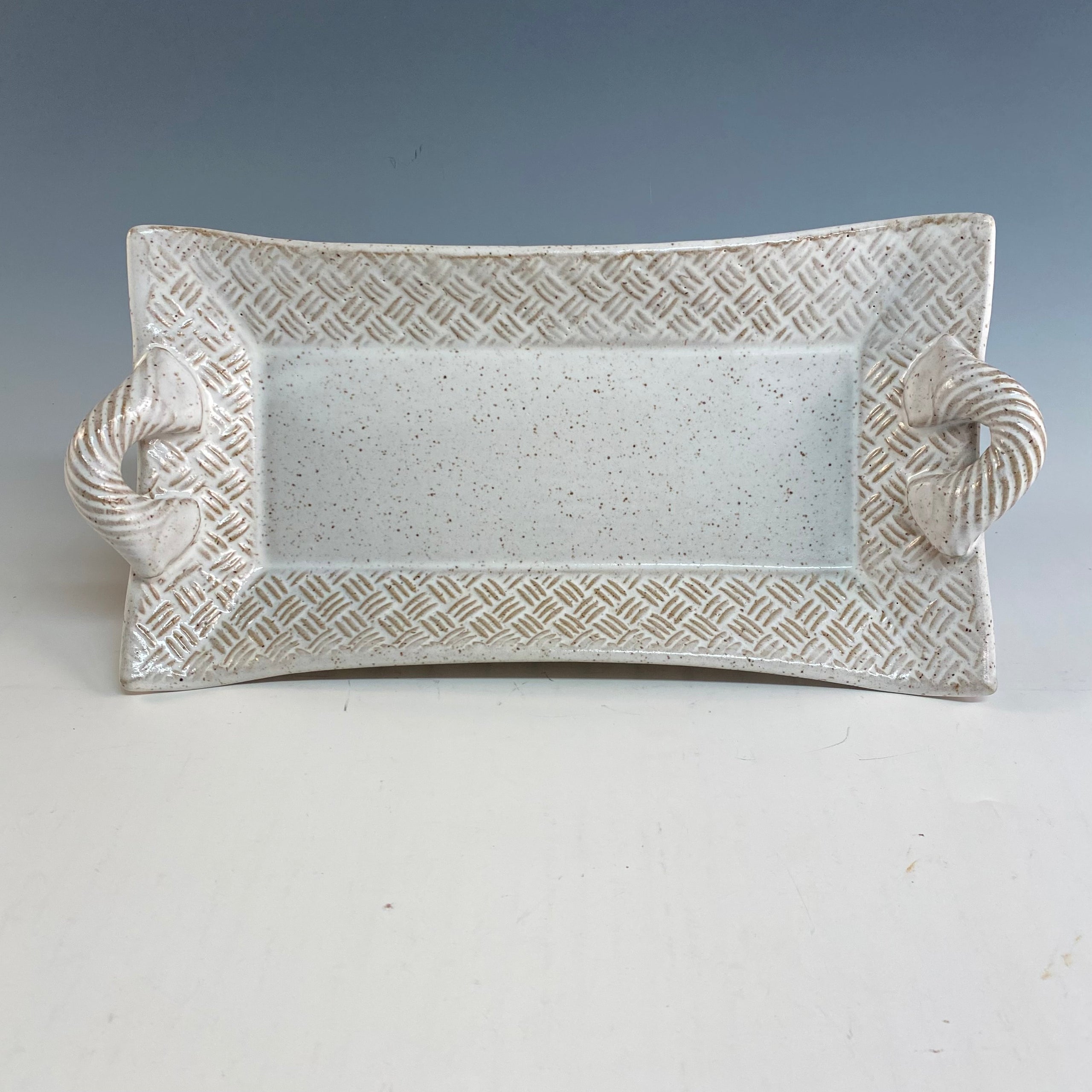 Trays - Basketweave Pattern | Thomas Pottery