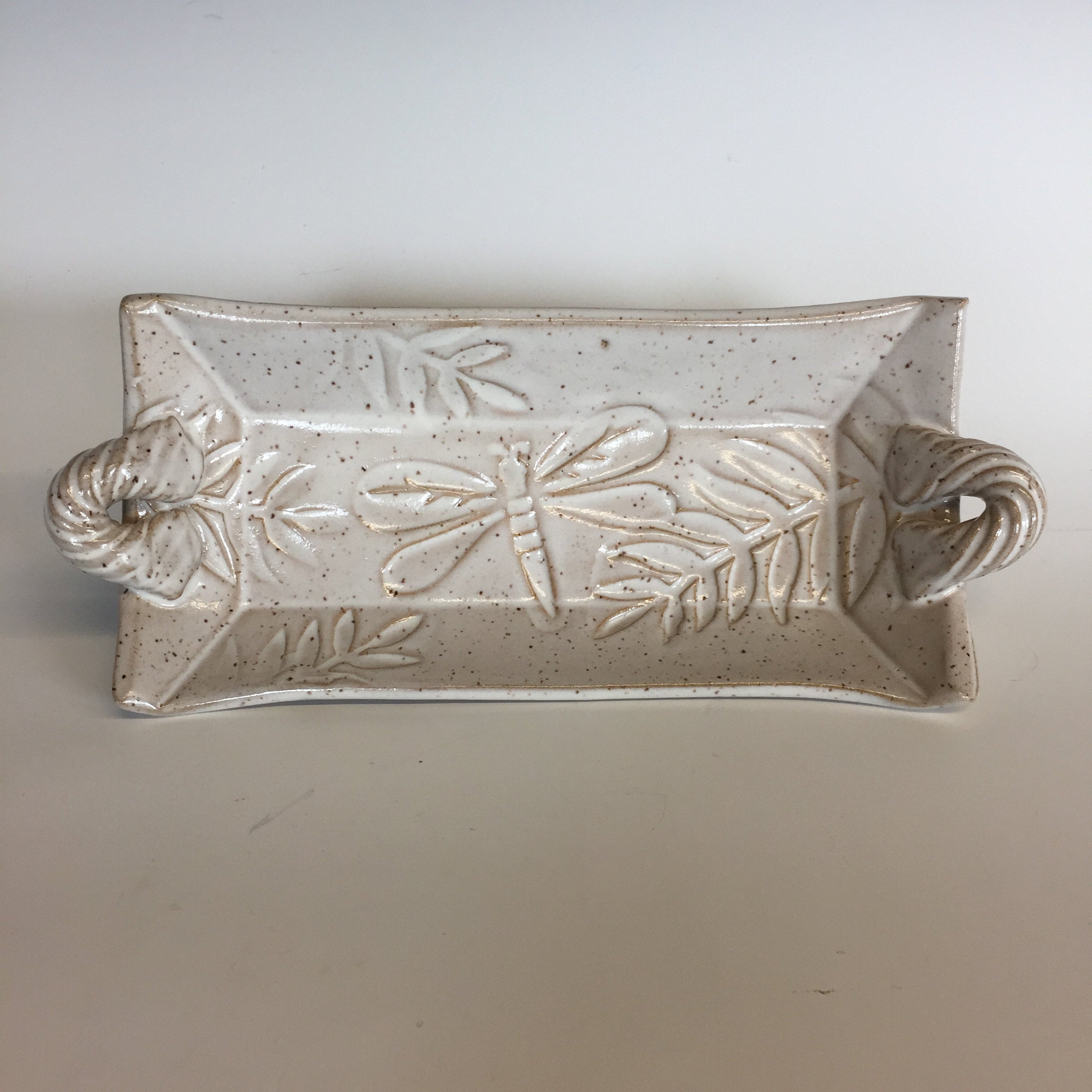 Trays - Fern & Dragon Fly Patterns | Thomas Pottery